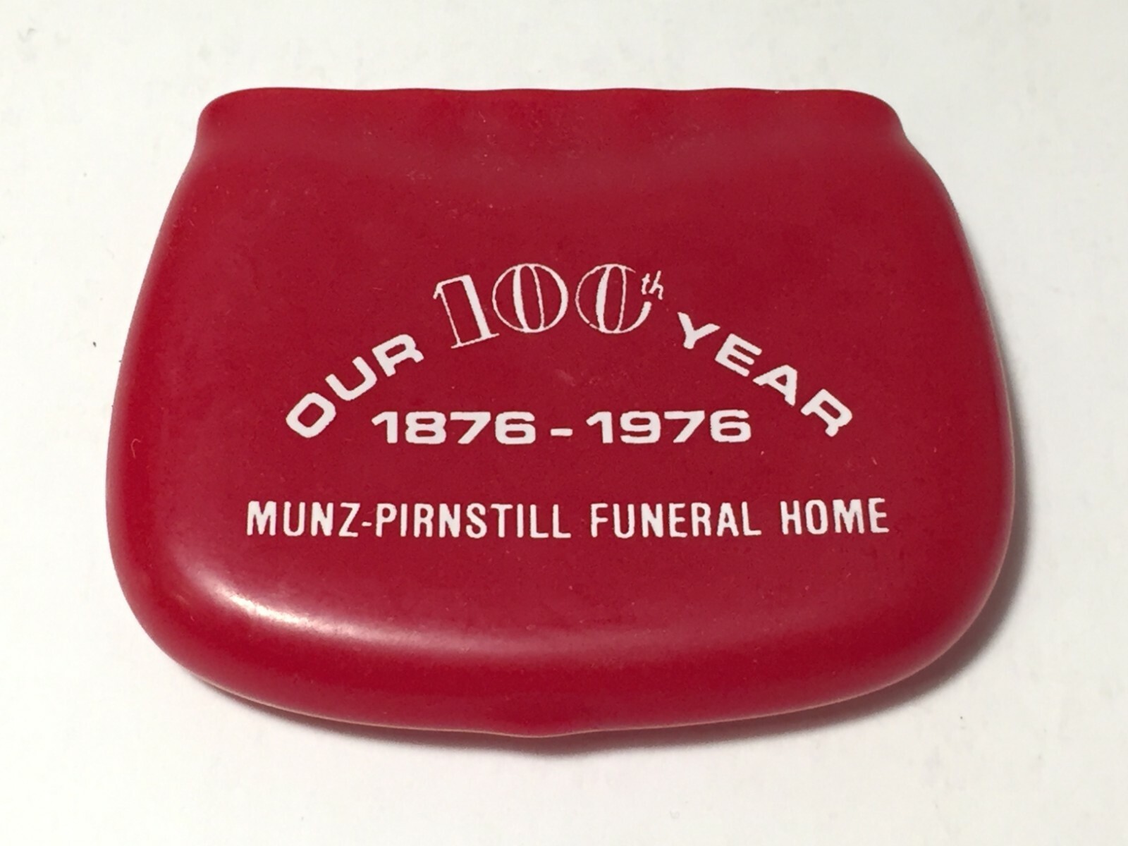 Vintage Advertisement Rubber Change Purse Our 100th Year 1876-1976 Munz ...