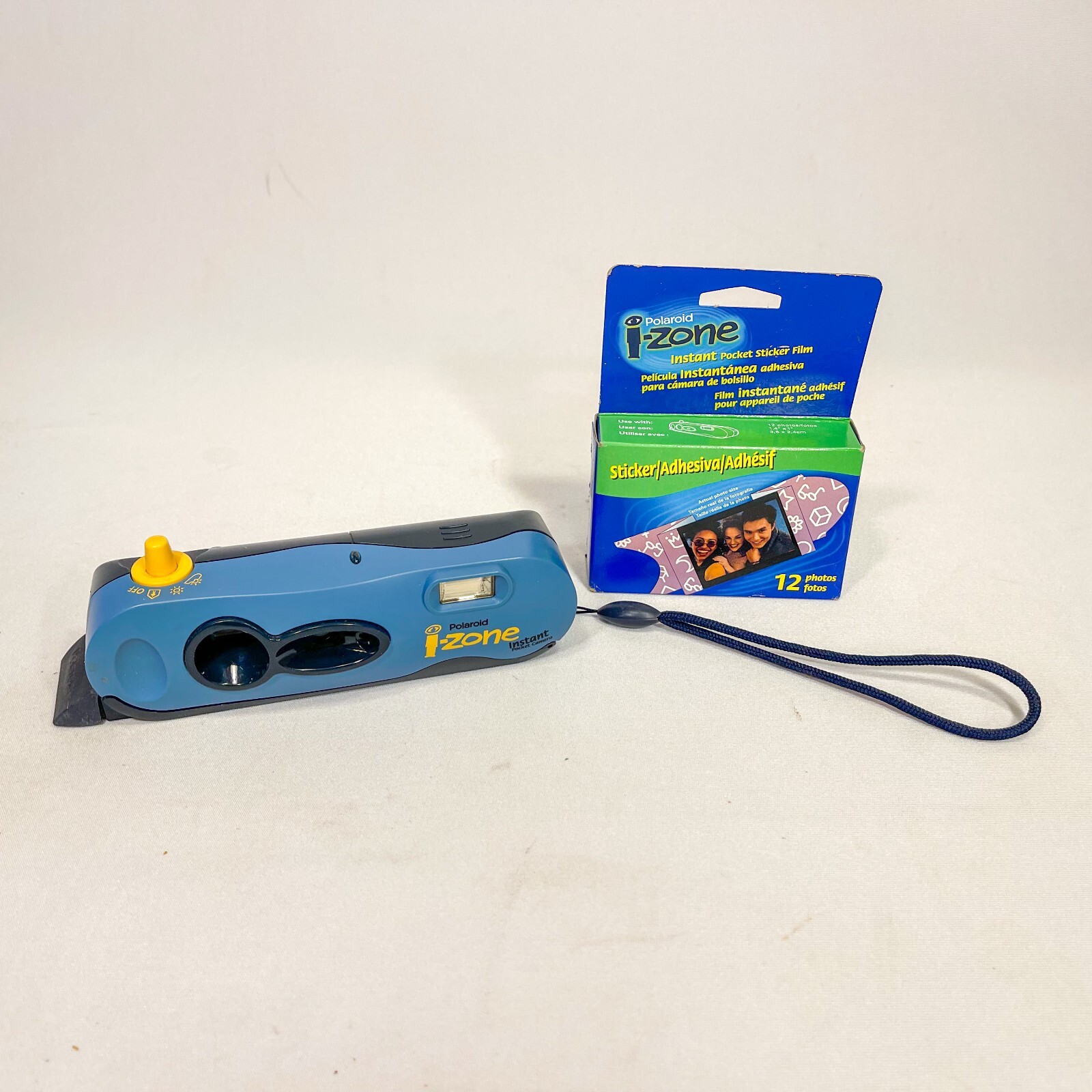 Vintage, Polaroid i-Zone Instant Pocket Camera, Blue, w/ Instant ...
