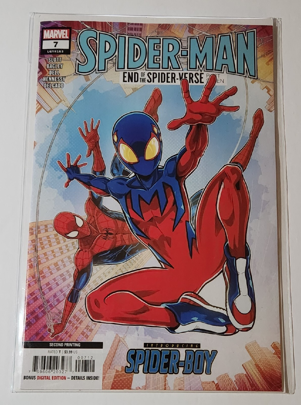 SPIDER-MAN #7 (2ND PRINT VECCHIO SPIDER-BOY VARIANT) COMIC BOOK ...