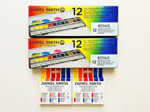 LOT OF 36 Daniel Smith Extra Fine Watercolors Set, 12ct & 6ct set *NEW ...