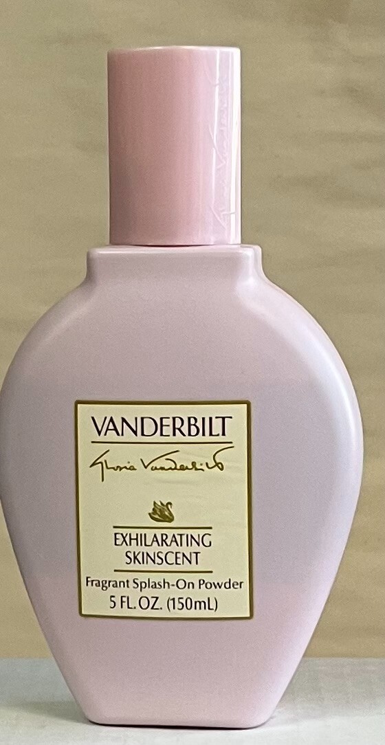 2 Vanderbilt Exhilarating Skinscent Fragrant Splash-On Powder 5 fl oz ...