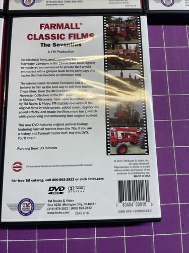 5 - Farmall Classic Films Set The 30’s, 40S, 50S, 60S, And 70S | eBay