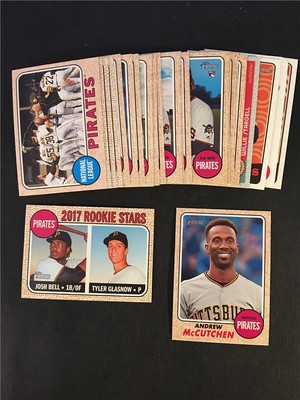2017 Topps Heritage Pittsburgh Pirates Master Team Set 24 Cards Low ...