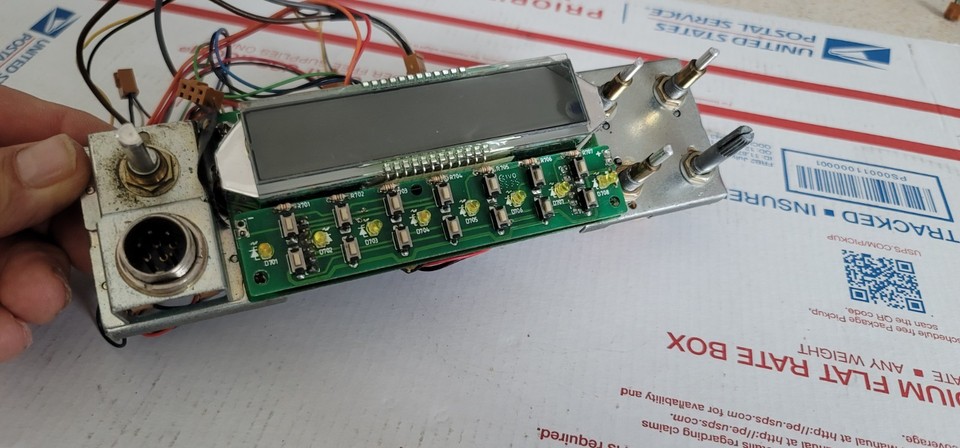 FRONT PANEL W/ DISPLAY CONTROLS SWITCHES FOR RANGER RCI 2950 2970 | eBay