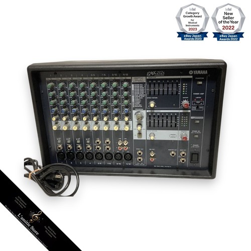 Yamaha EMX-212S 12-Channel Digital Effects 350 Watt PA Powered Mixer ...