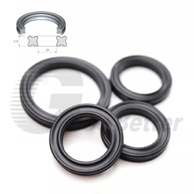 NBR X-rings Seals Ring X Sealing Quad Ring XR Cross Section 1.78mm / ID ...