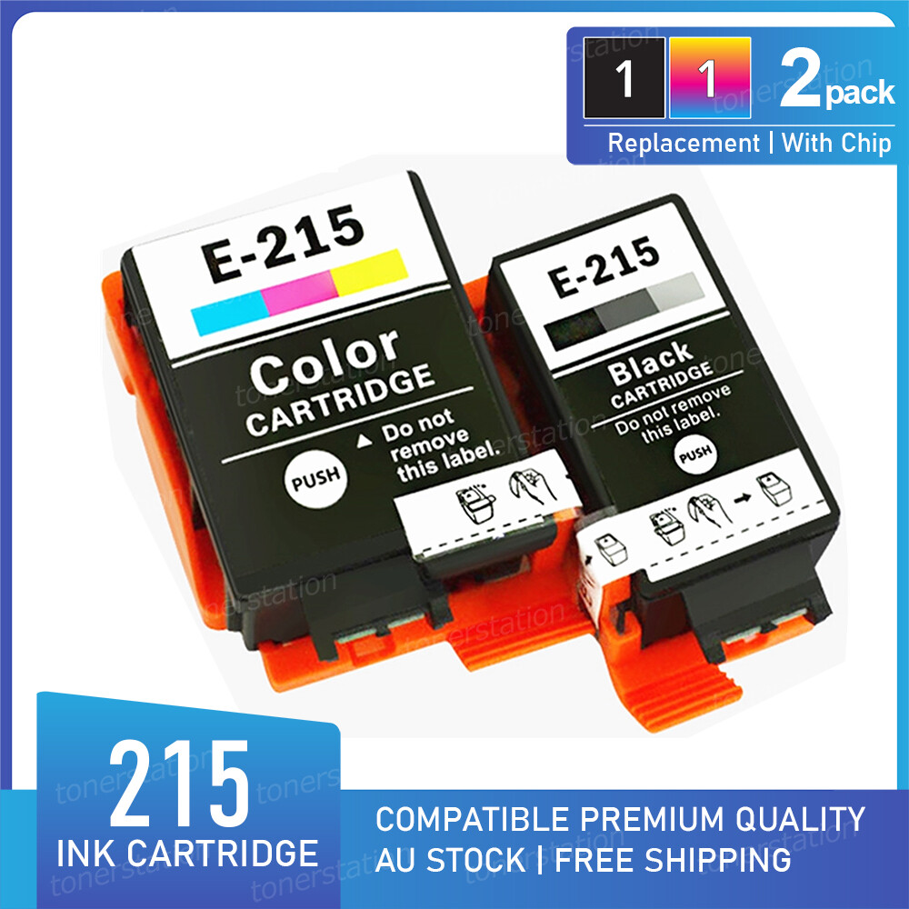 2x Non-OEM Ink Cartridge 215 T215 Alternative for Epson Workforce WF100 ...