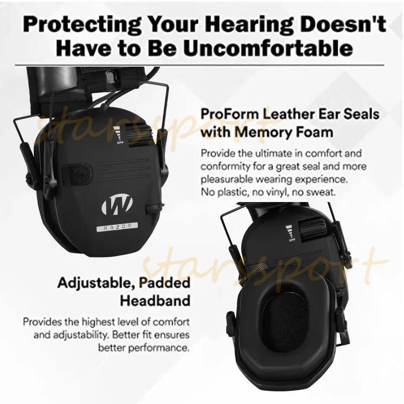 Walkers Electronic Ear muff Shooting Ear Protection Hearing Muff Slim ...