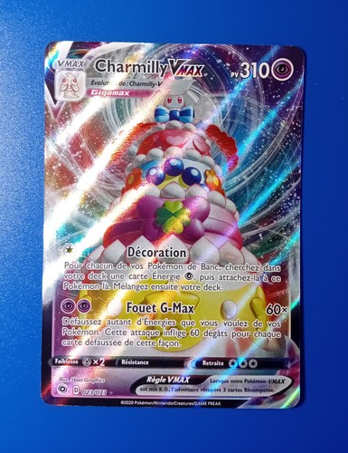 carte Pokémon 023/073 Charmilly VMAX ★X EB3.5 La Voie du Maître NEUF FR ...