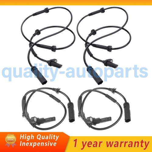 4Pcs Front & Rear LH/RH ABS Wheel Speed Sensor For BMW X3 X4 F25 F26 ...