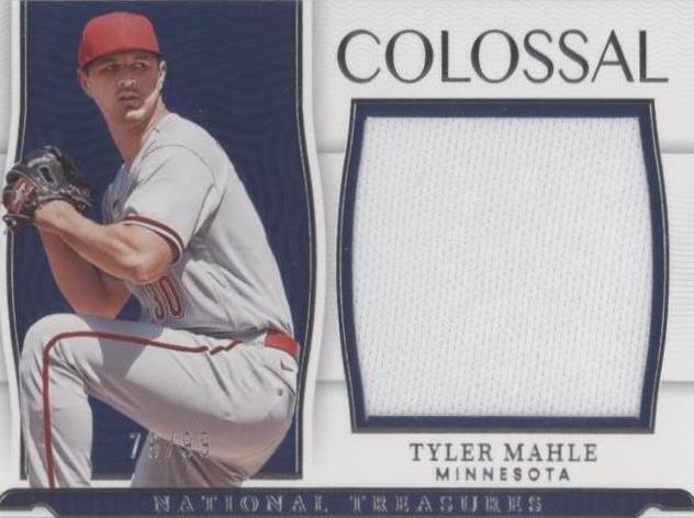 2022 Panini National Treasures - Colossal Materials Tyler Mahle #CLM-TM ...