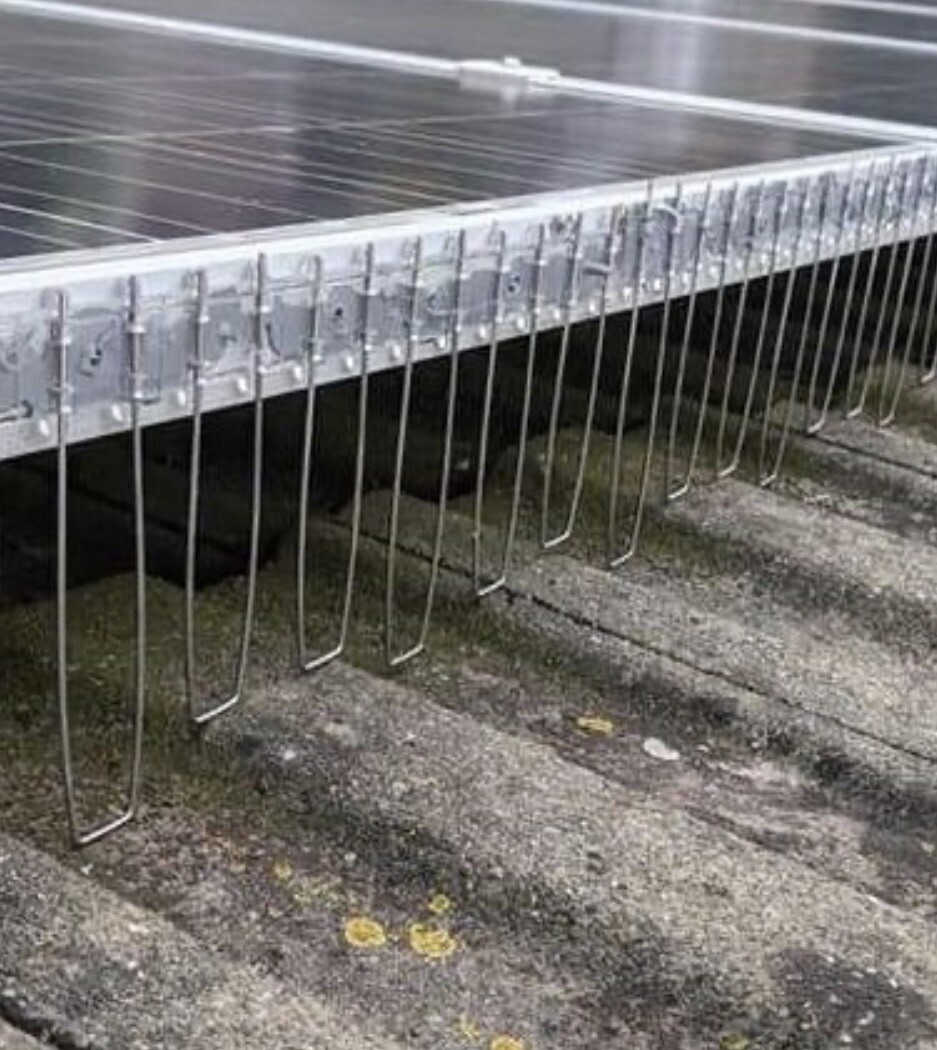 Solar Panel Bird Guard Spikes - Prevents Bird Access Under Panels | eBay UK