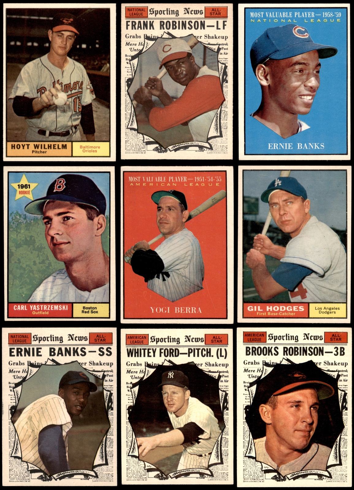 1961 Topps Baseball Complete Set 6 - EX/MT | eBay