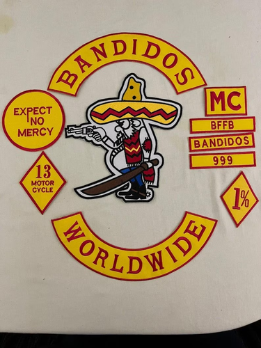 Bandidos Patches Biker Vest Iron-On Jacket | eBay