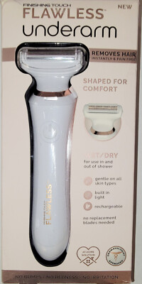 Finishing Touch Flawless Underarm Hair Remover Wet/Draw Rechargeable ...