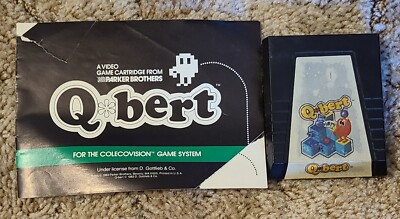 Q*Bert 1983 Colecovision Parker Brothers Cartridge Untested | eBay