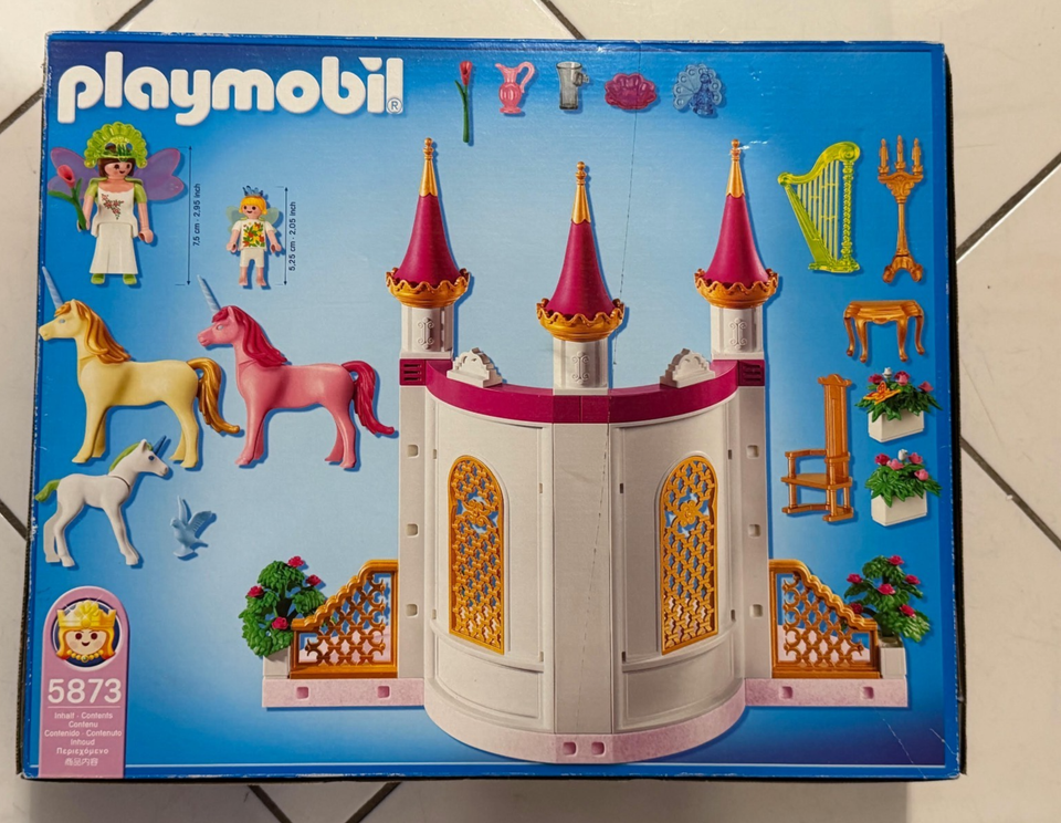 Playmobil 5873 Fairy Tale Unicorn Palace Princess Castle New in Box ...