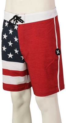 Hurley Phantom Patriot 18" Boardshorts - Gym Red - New | eBay