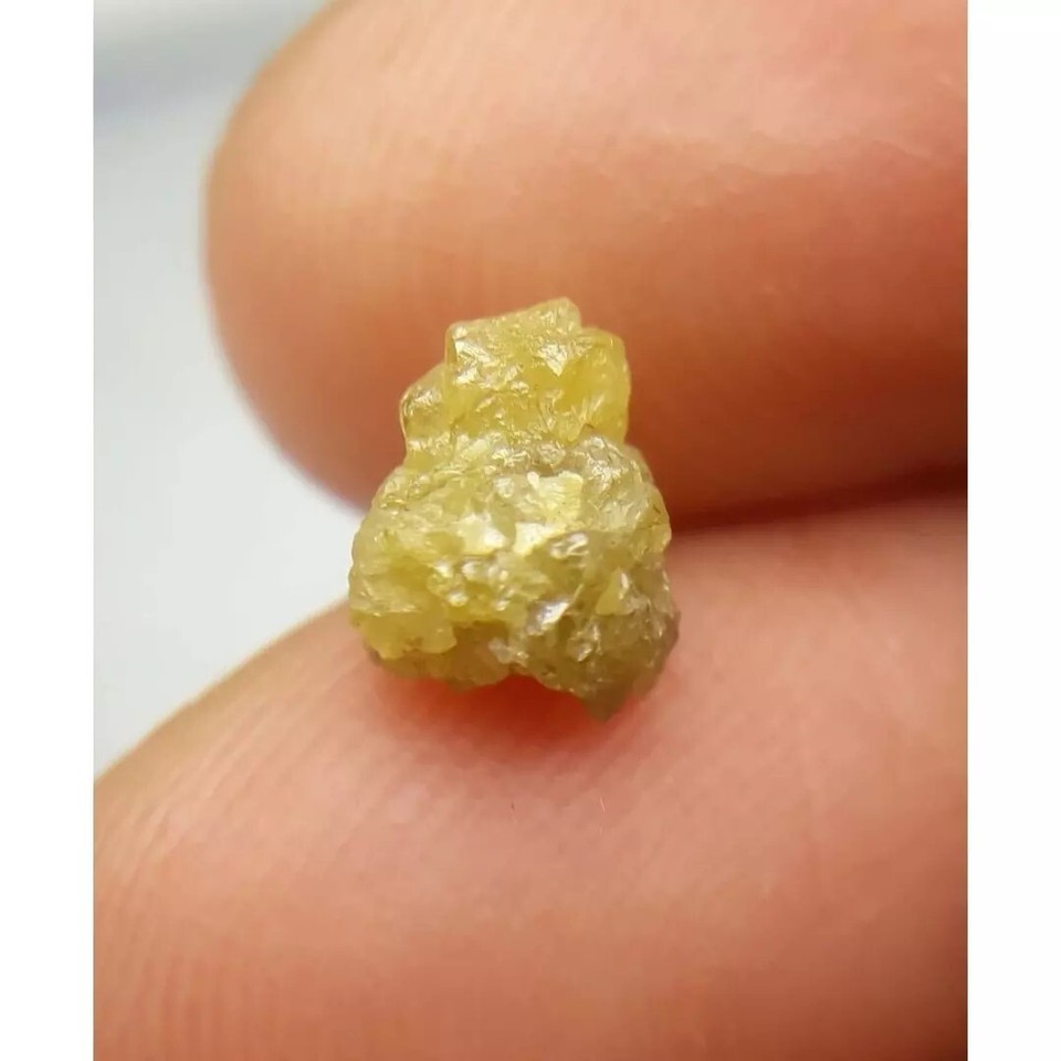 1.15 Ct, Natural Yellow Diamond,Yellow Rough Diamond,Uncut Diamond,Raw ...