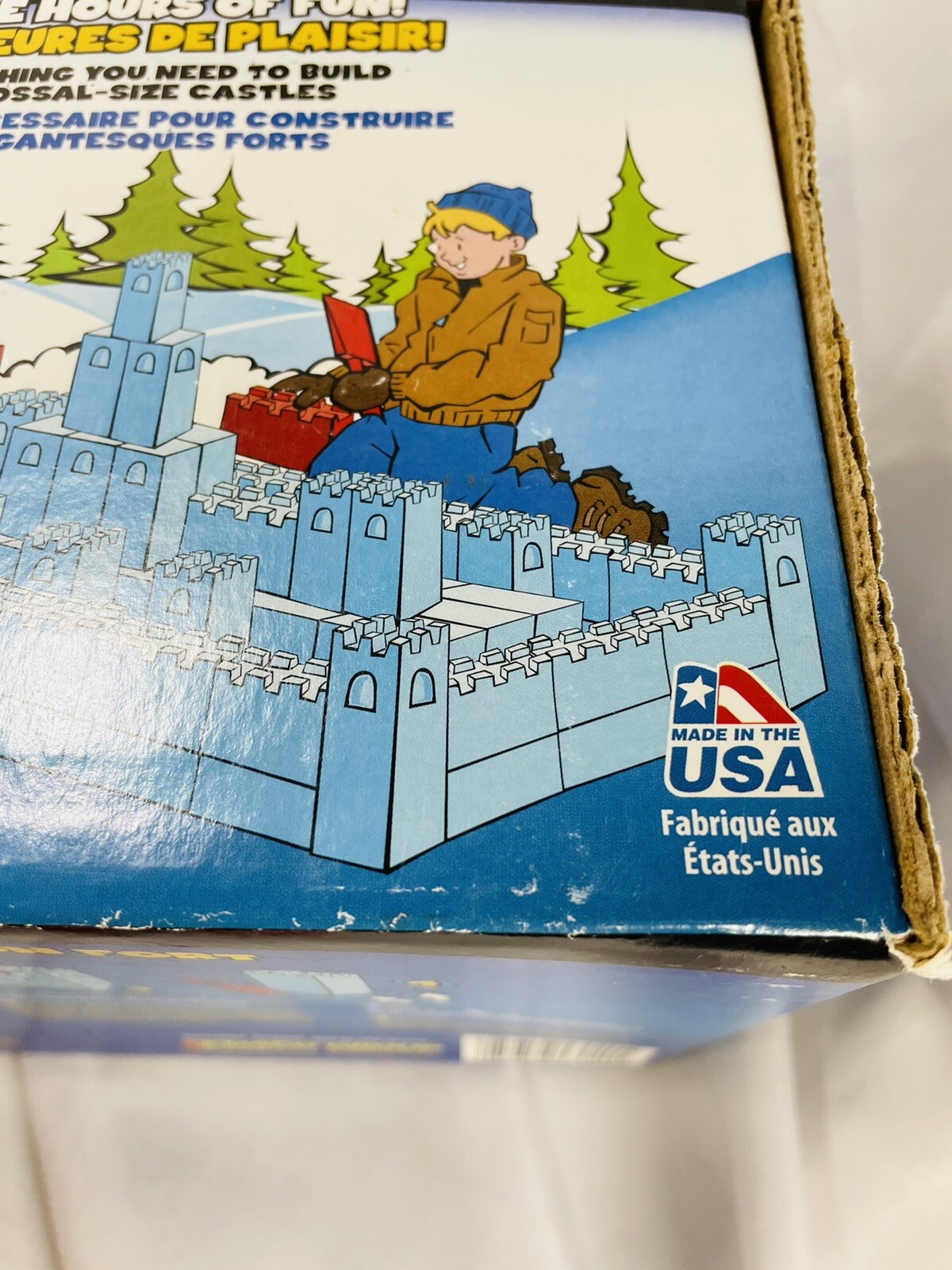 Retro Fun ESP Snow Castle Block Kit, 2 Blocks & Shovel, Made in USA ...