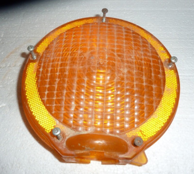 Road Construction Highway Barrier Barricade Flashing Amber Light Cover ...