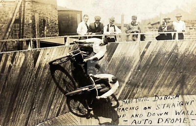 Daredevil Dobish Racing Motorcycle RPPC Photo Postcard COPY | eBay
