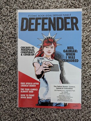 Defender #1 (Spring 2015) Comic Book Legal Defense Fund Magazine VF/NM ...