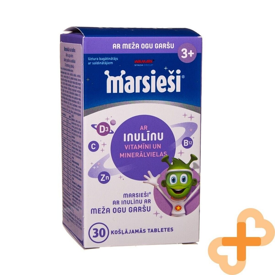WALMARK MARSIEČIAI With Inulin Forest Berry Flavor 30 Tablets For Kids ...