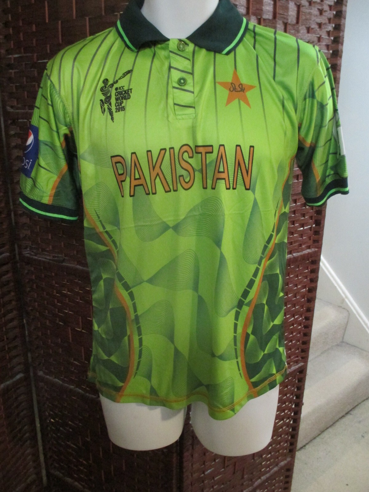 ICC Cricket World Cup 2015 Pakistan Jersey Polo Shirt… - Gem