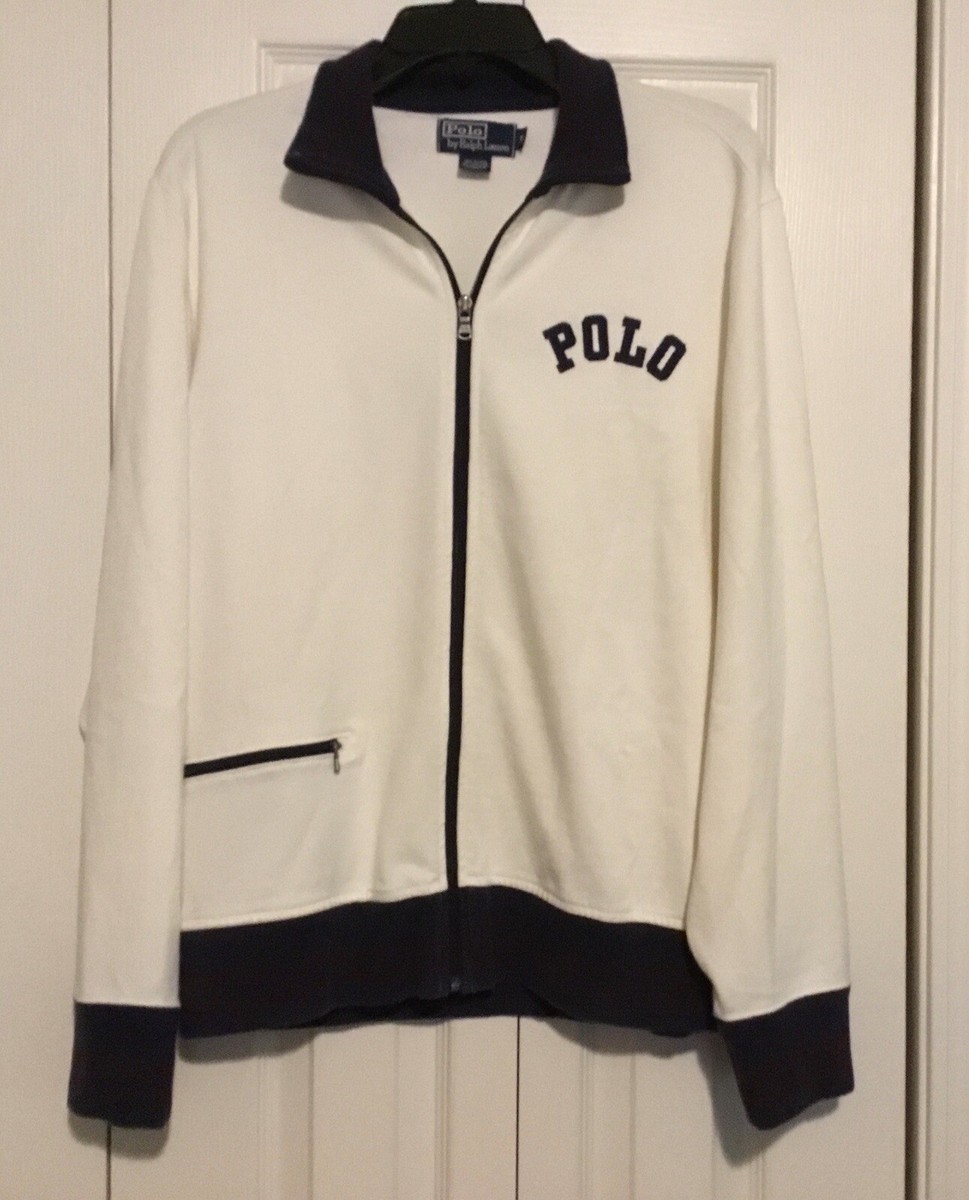 Vintage Polo By Ralph Lauren Track Jacket 1990s Men's Sz Vintage Polo By Ralph Lauren Track Jacket 1990s Men's Sz