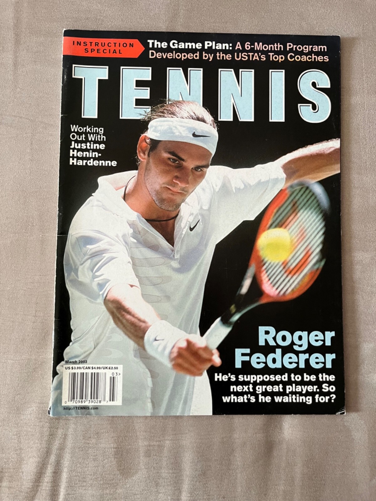 Roger Federer: Tennis Magazine: March 2003 | eBay