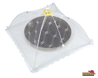 5 x Umbrella Food Cover Insect Fly Mossy Net Mesh Mosquito Picnic BBQ ...