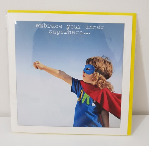 Boys Male Birthday, Embrace Your Inner Superhero, Greetings Card, New ...