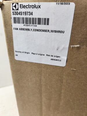5304519734 - OEM FRIGIDAIRE CONDENSOR FAN ASSEMBLY NEW Never Installed ...