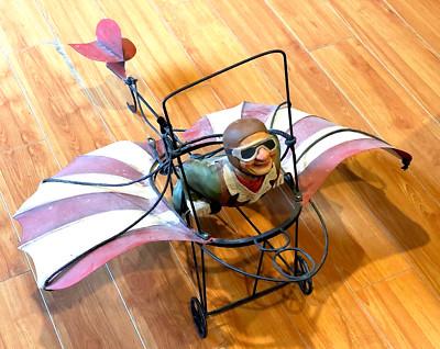 Rare Vintage of a 1900's Flying Machine Collector's Toy. 30”x24”A ...