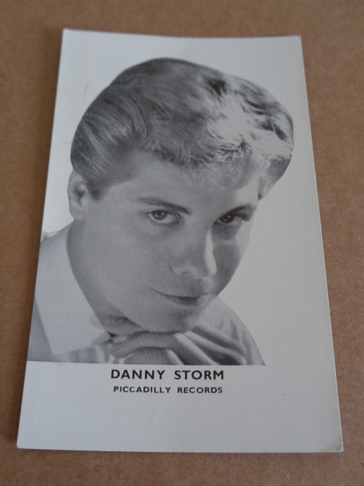 Danny Storm 1962 6 x 3 Piccadilly Records Promo Photocard | eBay UK