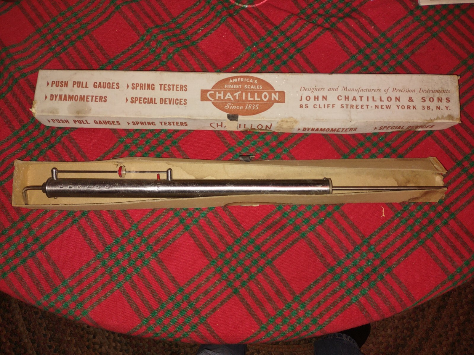 Chatillon+Force+Testing+Spring+Scale+Gauge+Catl+719-20 for sale online ...