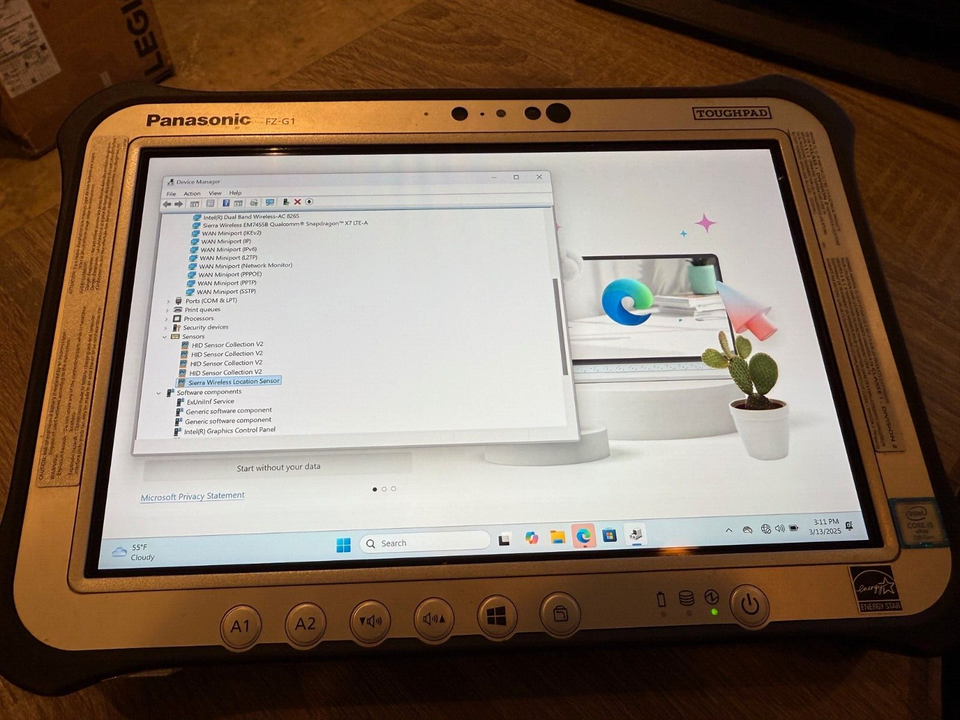 Panasonic FZ-G1 ToughPad 10.1" i5-7300U@2.60GHz, 8GB 256GB LTE GPS Win ...