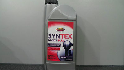 Syntex MVATF Synthetic Automatic & Power Steering/Hydraulic Fluid Oil 1 ...