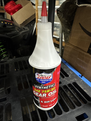 Lucas Oil 10047 SAE 75W90 Synthetic Racing Gear Oil, 1 Quart | eBay
