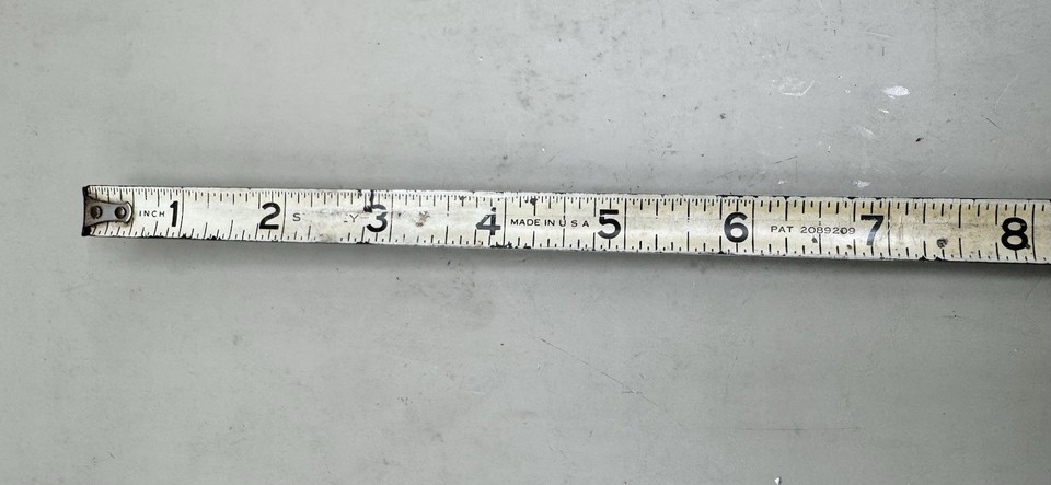 Vintage Stanley 1960’s Tape Measure 6 ft. Welding Supply Co.Advertising ...