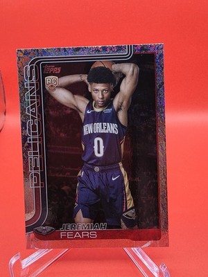 2025-26 Topps - Jeremiah Fears #207 Holofoil (RC) New Orleans Pelicans ...