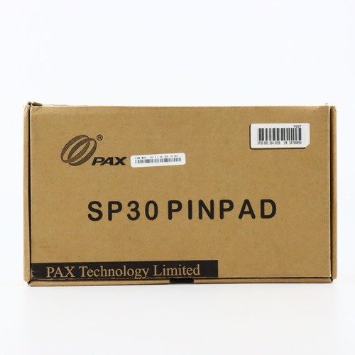 PAX SP30 Smart Card & Contactless Pin Pad Credit Card Terminal W/Cables ...