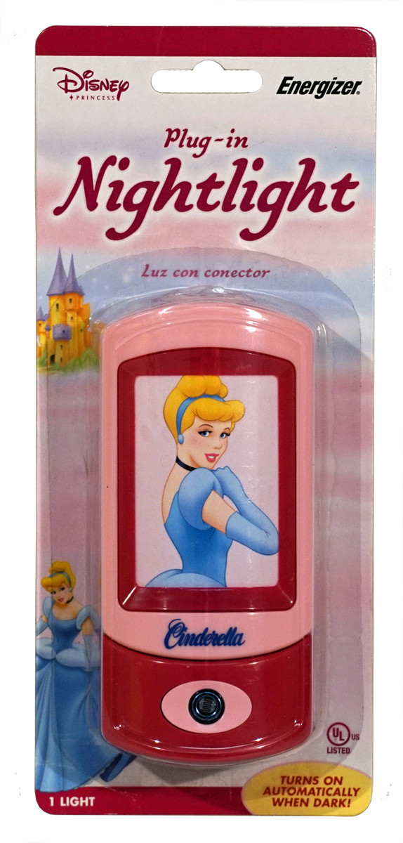 Disney Princess Cinderella Plug-in Nightlight - Night Light has Day ...