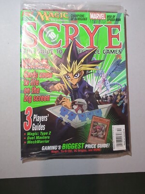 SCRYE Magazine #76 2004 MTG YUGIOH SEALED WITH POSTER | eBay