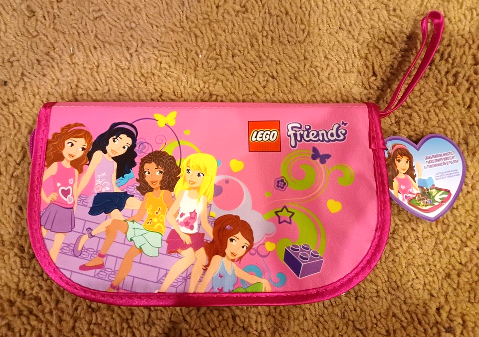 👭 Lego Friends Transforming Wristlet Storage Case New Nwt Pink Play Mat ...