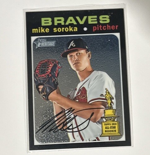 2020 Topps Heritage #THC-245 Mike Soroka Chrome #551/999 | eBay