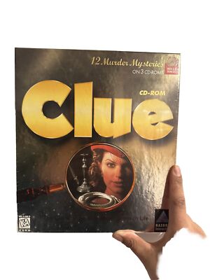 Sealed CLUE PC Game Vintage 1996 CD-ROM Hasbro Interactive | eBay