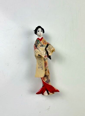 Vintage Japanese Geisha Miniature Doll 4" Tall | eBay