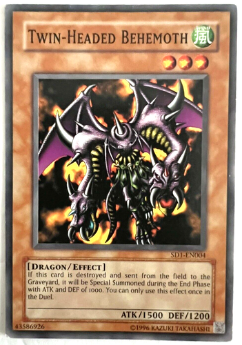 Yu-Gi-Oh! Twin-Headed Behemoth – Common Card, Light Play | eBay